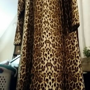 blue time | Jackets & Coats | Blue Time Long Leopard Blazer Type ...